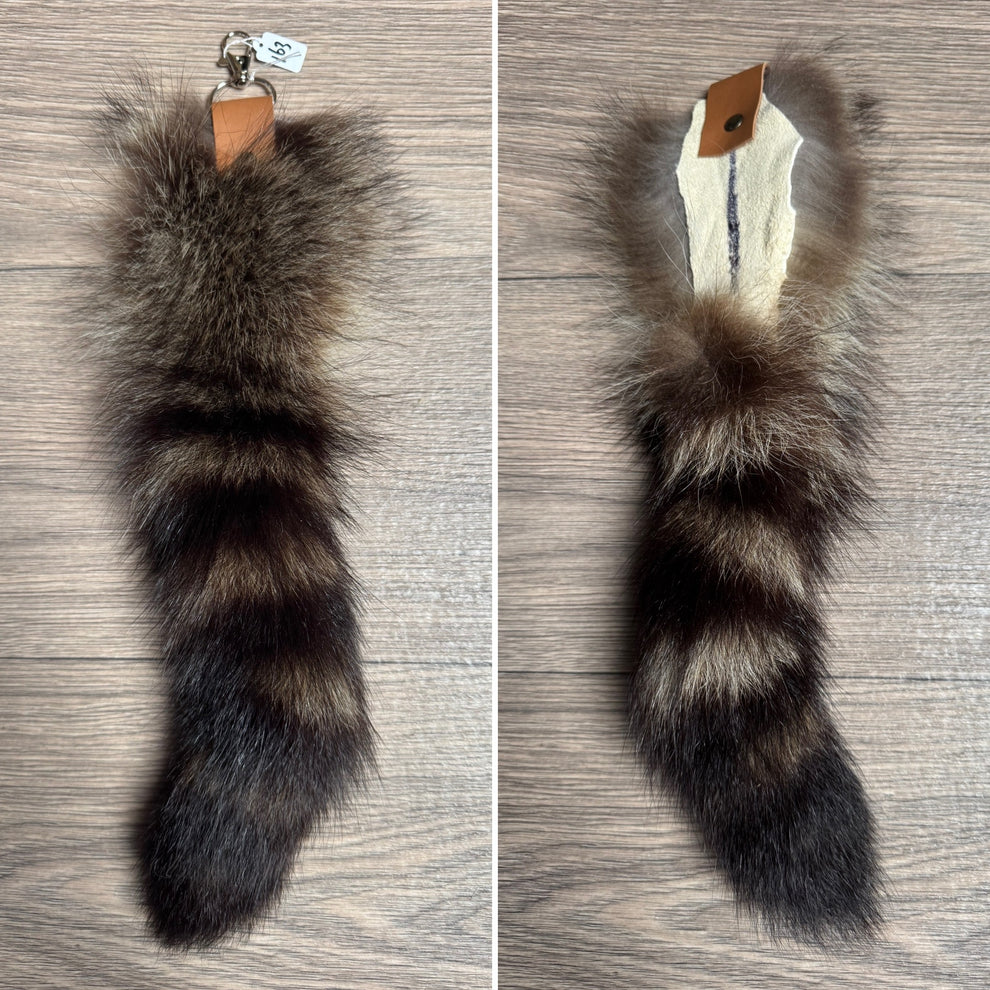 Raccoon tail keychain (163) – Orange Lion Creations